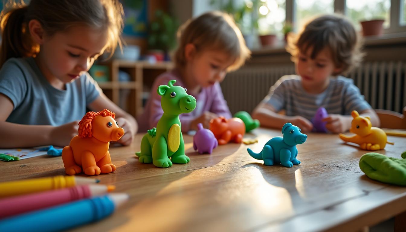Comment réaliser des animaux en pâte à modeler pour la maternelle ...